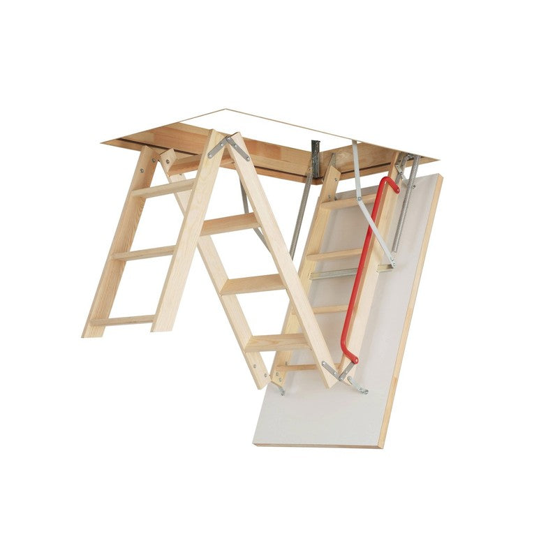 Fakro wooden folding section attic ladders insulated